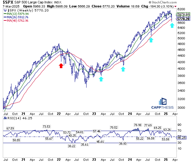 Weekly Charts, Sentiment & a Key Comparison - CappThesis